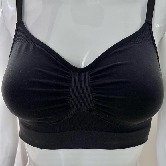 SKIMS | Intimates & Sleepwear | New 32 Skims Wireless Pop Over Bra Onyx ...
